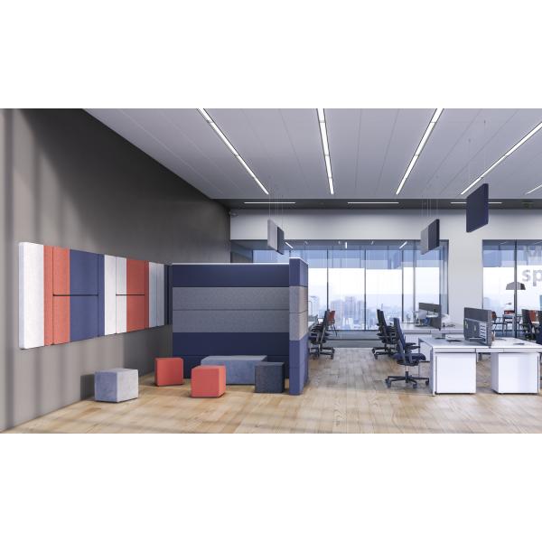 Quality OEM Class A Eco Friendly Fabric Wrapped Acoustic Panel Conference Hall wall for sale