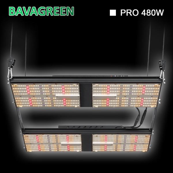 Quality 4x4 Bavagreen LM301H 480w Samsung LED Grow Light 1248umol/s for sale