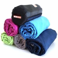 Quality Custom Fitness Gym Microfiber Quick Dry Sports Towel With Bag for sale