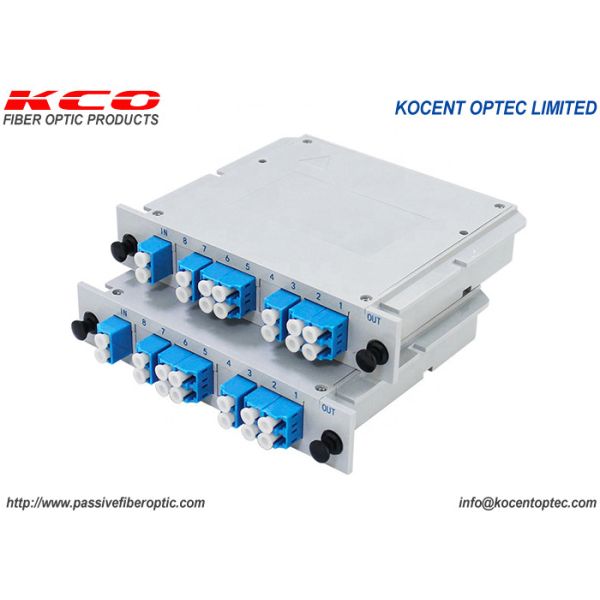 Quality 100G 6CH Optical Fiber DWDM LGX LC UPC Duplex Adapter Cwdm Multiplexer for sale