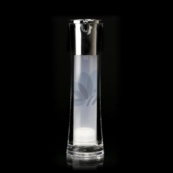 Quality Acrylic Airless Cosmetic Bottles Hot Stamping Printing ISO9001 Certified for sale