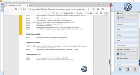 Quality ODIS 6.2 Automotive Diagnostic Computer Software AUDI VW Bentley for sale