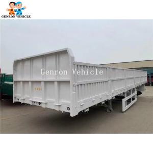 Quality 12.6M Mechanical Suspension Cargo Drop Side Semi Trailer for sale
