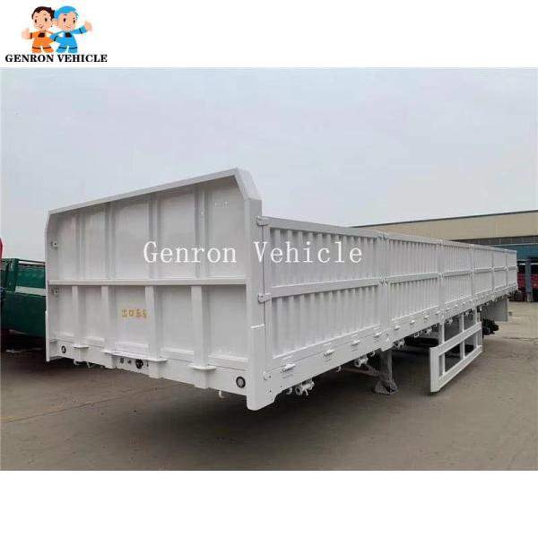 Quality 12.6M Mechanical Suspension Cargo Drop Side Semi Trailer for sale