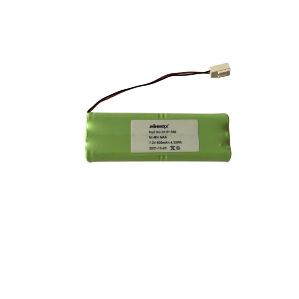Quality High Temperature Ni-Mh Battery Pack 7.2V 600mAh Charge & Discharge Temperature -20℃~+70℃ for sale