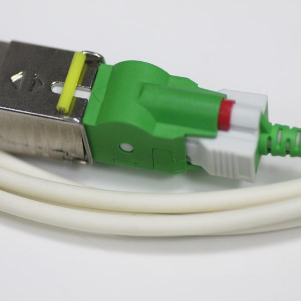 Quality 5.0mm Single Mode Fiber Optic Patch Cable and Adaptor SC APC Auto Shutter for sale