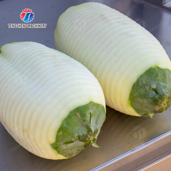 Quality papaya chieh-qua pumpkin wax gourd pineapple Vegetable Vertical double cutter for sale