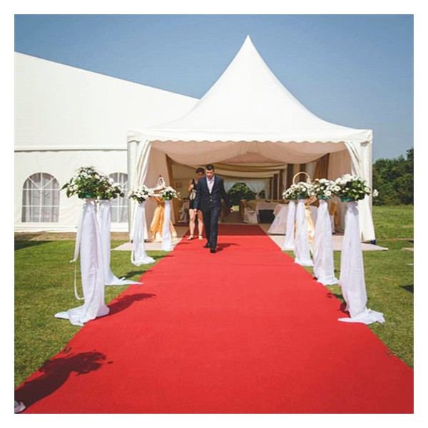 Quality Modern Luxury Red Carpet Runner for Wedding Prayer Home Car Party 100% Polyester for sale
