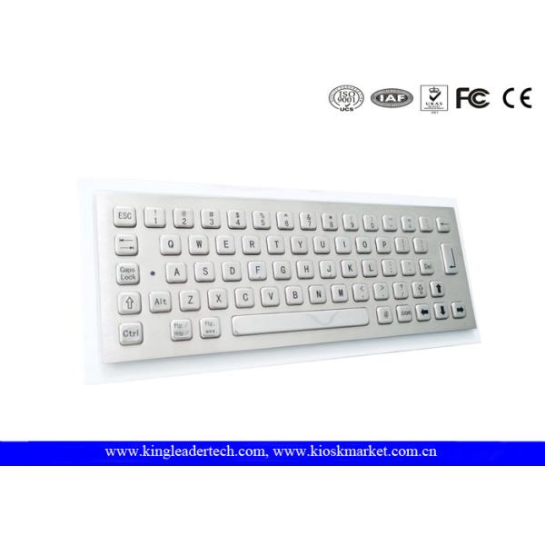Quality 304 Stainless Steel Industrial Mini Keyboard High Vandal-Proof With 64Keys for sale
