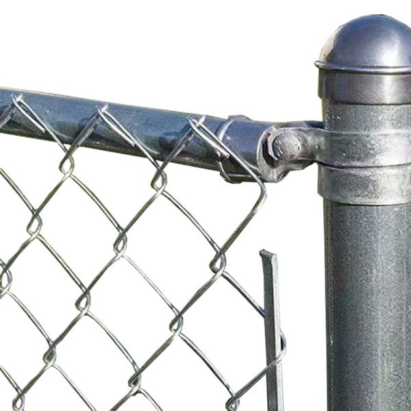 Quality 4.8mm Galvanized Chain Link Fence 50m Roll Diamond Hole Mesh for sale