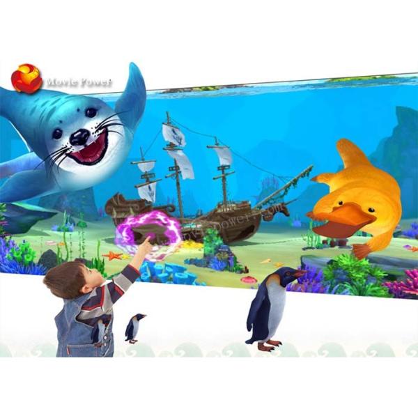 Quality Amusement Park Equipment Virtual Reality Simulator Kids Ar Interactive Painting for sale
