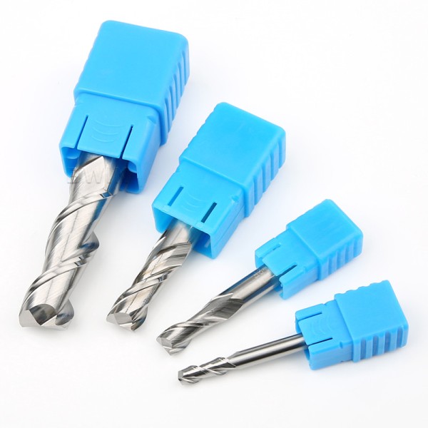 Quality Two Blades Carbide End Mill 0.8mm Flat End Mill Good Smoothness for sale