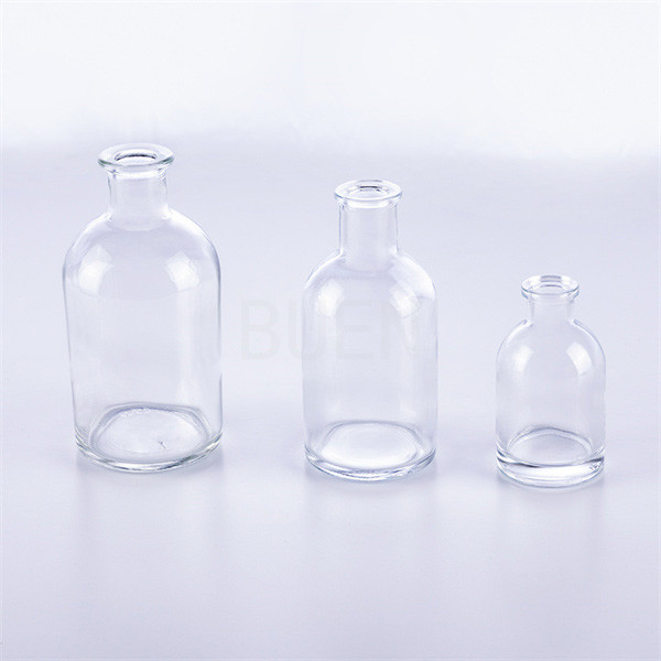 Quality Reed Glass Aroma Bottle Plug Lid Cylinder Diffuser Oil Containers for sale