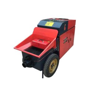 Quality Red 11kw Mobile Concrete Pump Foundation Grout Tunnel Construction for sale