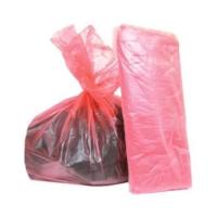 Quality Red Disposable Plastic Water Soluble Bags For Hospital Laundry for sale