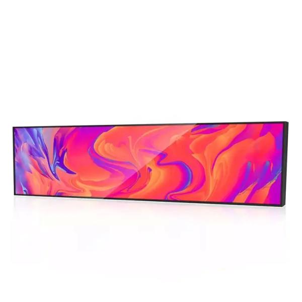 Quality Stretched Bar LCD Display 500cd/M2 Brightness For Advertising for sale