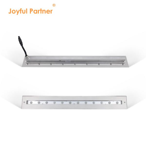 Quality SS316L Underwater Linear Light Stainless Steel 12*2W IP68 Linear Design RGB RGBW For Waterfall for sale