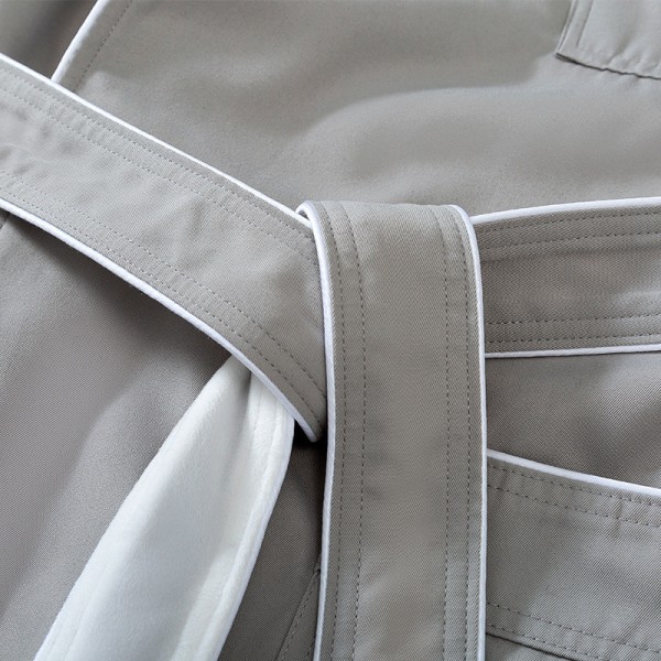 Quality Thermal Cotton Terry Bathrobe Machine Washable Custom For Spring for sale