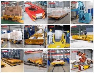 Steel Plate Battery Operated Rail Cart