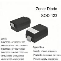 Quality SOD123 Package Outline Plastic Encapsulated Zener Diodes Offering Voltage for sale