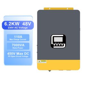 Quality 6.2kW 48V Hybrid Solar Inverter with MPPT & Pure Sine Wave for sale