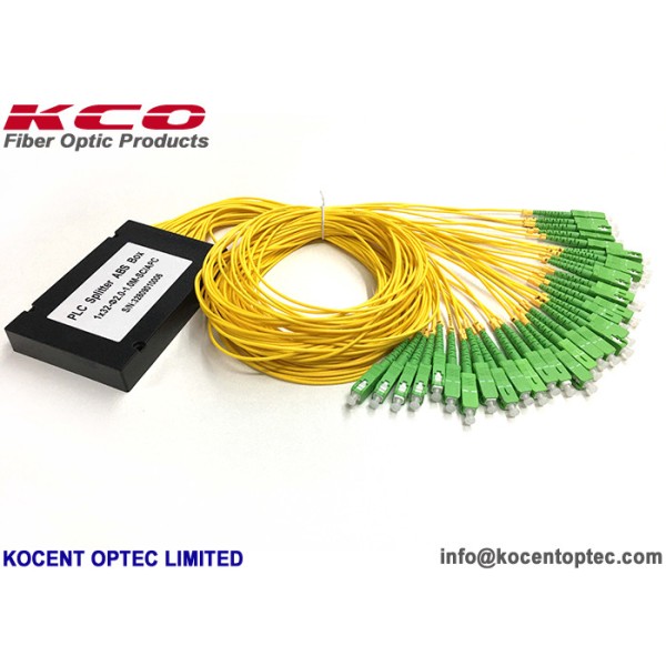 Quality ABS Box Modular PLC Optical Splitter with 2.0mm Cable and High Stability for Low for sale