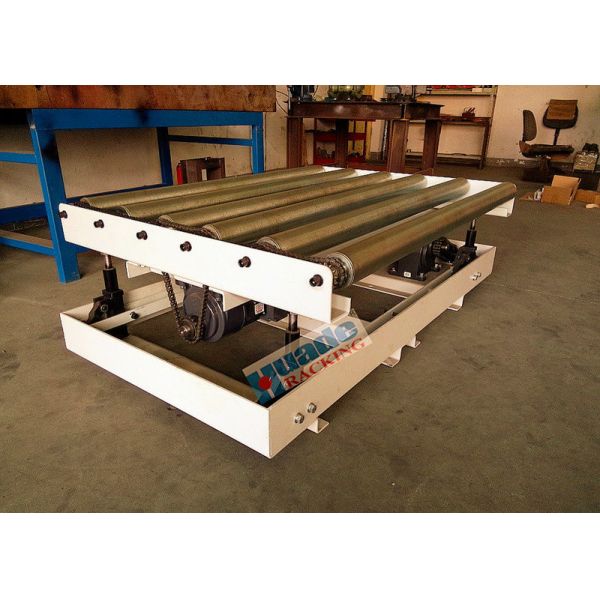 Quality 90 Degree Turn Automated Storage Retrieval System Conveyor Joint For Pallets Changing Direction for sale