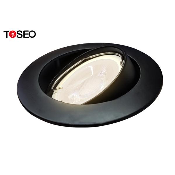 Quality Die Casting Alu Round Gu10 Recessed Downlight Fixtures Adjustable for sale