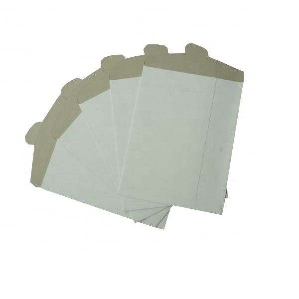 Quality 4mil Thick Tuck-flap Mailers in White for Professional Document Packaging and Shipping for sale