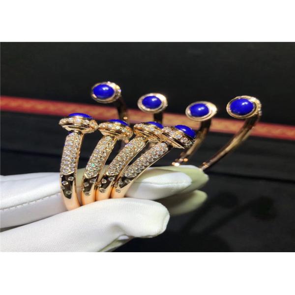 Quality Charming 18K Gold Diamond Bracelet , Piaget Possession Open Bangle Bracelet for sale