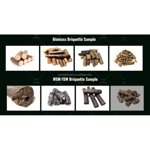 Quality 1.2T Multi Function Wood Briquetting Machine for Solid Briquettes from Biomass for sale