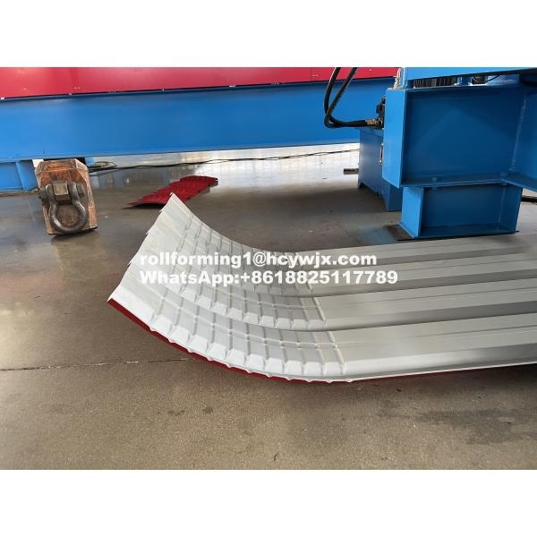 Quality 760 Roof Sheet Crimping Machine Curve Edge Banding for sale