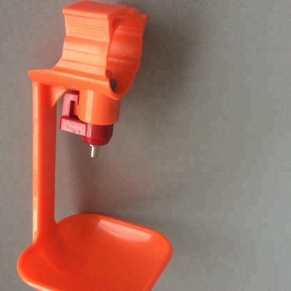 Quality holding card bracket clamp clip chick chicken water nipple drinker for quail broiler poultry square tube pipe for sale