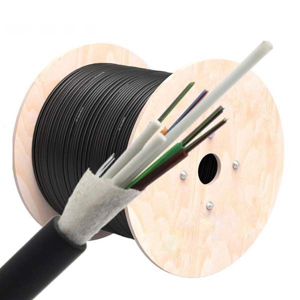 48 Core Fiber Optic Cable Non Metallic Optical Fiber Duct Cable Steel ...