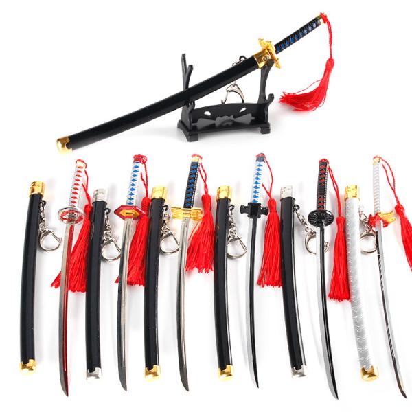 Quality Demon Slayer Kanroji Mitsuri 22CM Automatic Elasitc Moving Sword for sale