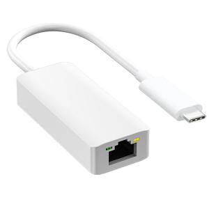 Quality USB C To Lan Gigabit Ethernet Adapter For Phone Laptop USB Over Ethernet for sale