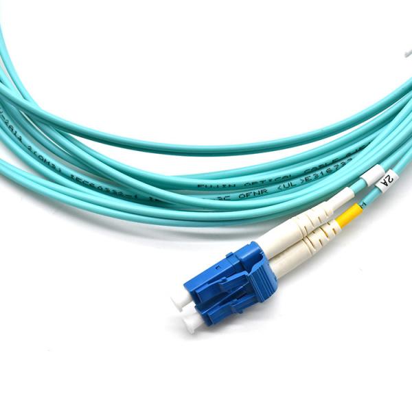 Quality OM3 LC-LC Multimode Duplex Patch Cord 3M 5M Optical Fiber Jumper for sale