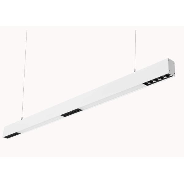 Quality 36W 0 - 10V Dimming PC Surface Mounted Linear LED Lights IP20 Shop 3000K UGR20 for sale