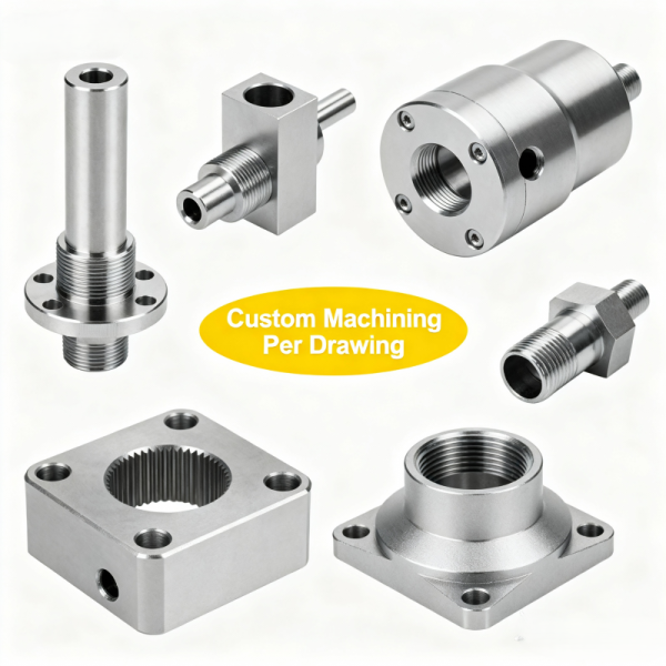 Quality CNC machining, CNC milling and turning, drilling, grinding, stamping, tapping for sale