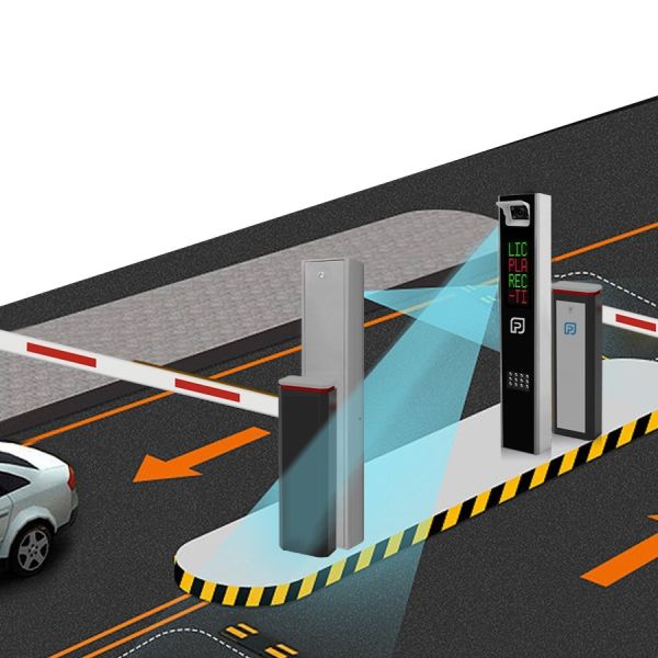 Quality License Plate Recognition Parking System with 4MP Camera ANPR Parking Solution for sale