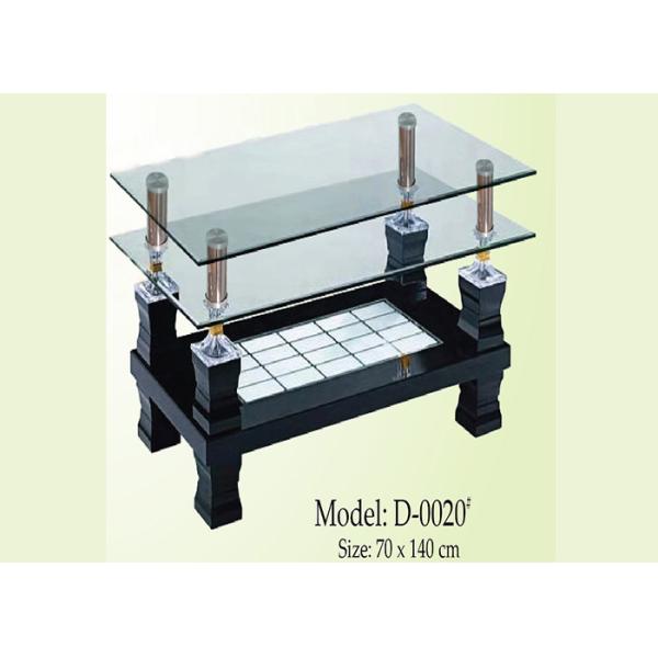 Quality 30KGS Stainless Steel Glass Coffee Table For Living Room for sale