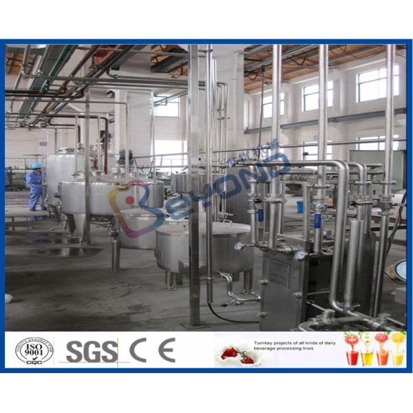 Quality Heat Treated Pasteurized Milk Dairy Processing Plant With Milk Pasteurization for sale