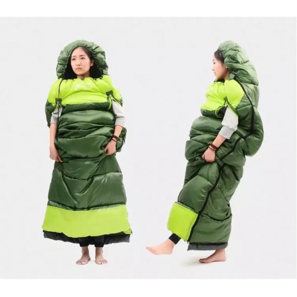 Quality Wearable Hand Free 220*75cm Polyester Sleeping Bag for sale