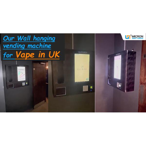 Quality Wall Mounted Mini Electronic Vending Machine With Age Recognition System for sale