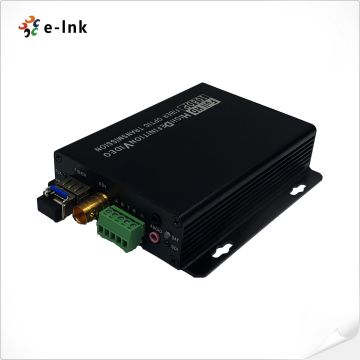 Quality 3G-SDI Video Fiber Converter Simplex LC With RS485 RS232 Stereo Audio Channel for sale