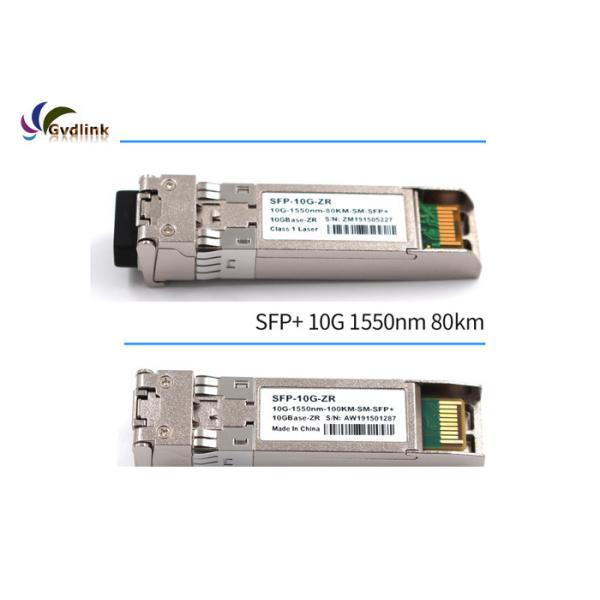 Quality 10G 1550nm 80km SMF Ethernet Sfp Transceiver LE2MXSC80FF0 for sale