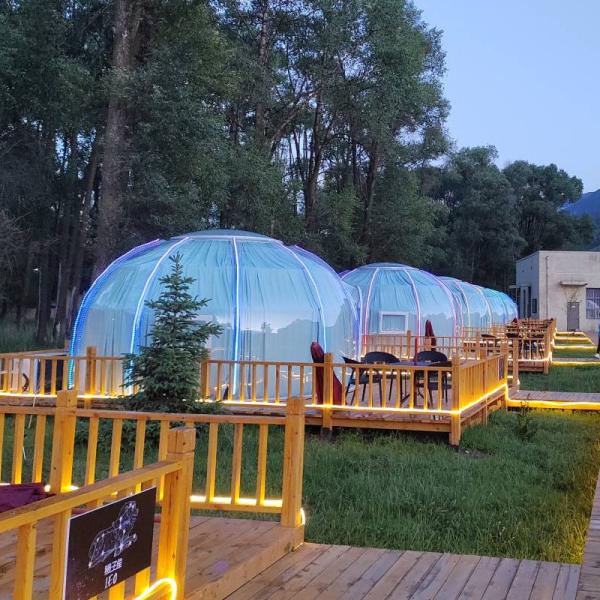 Quality 3m X 2 3m 2.3m Igloo Bubble Amorphous IEC Compliant ETL Listed for sale