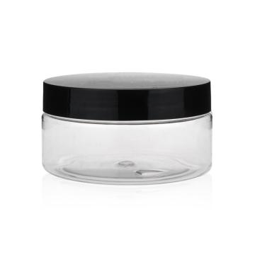 Clear 200ml Plastic Packaging Jars PET Recyclable Cosmetic Jars