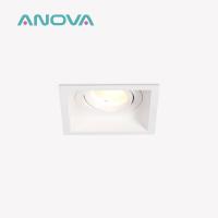 Quality Commercial Adjustable Anti-Glare GU10 Recessed Spotlight Downlight Frame for sale
