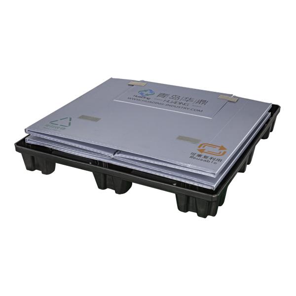 Quality Collapsible Custom HDPE Gaylord Box Pallet Solution for Automotive Battery for sale